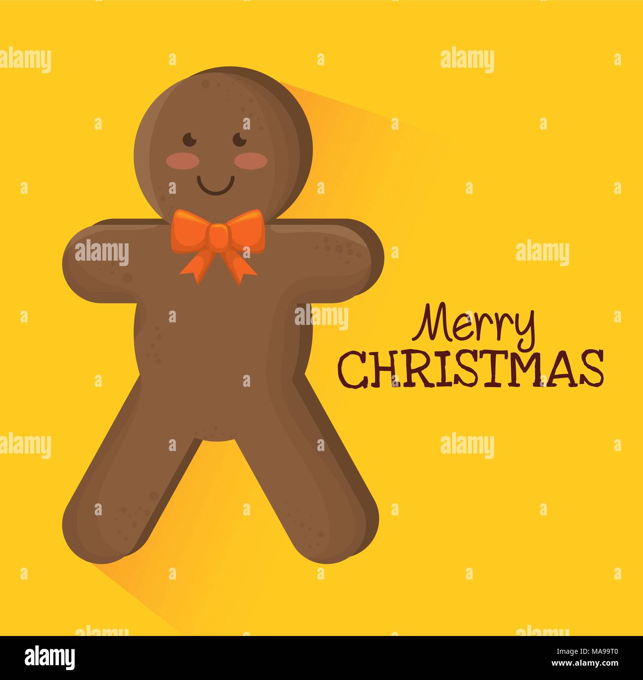 Merry christmas colorful card design, vector illustration graphic Stock ...