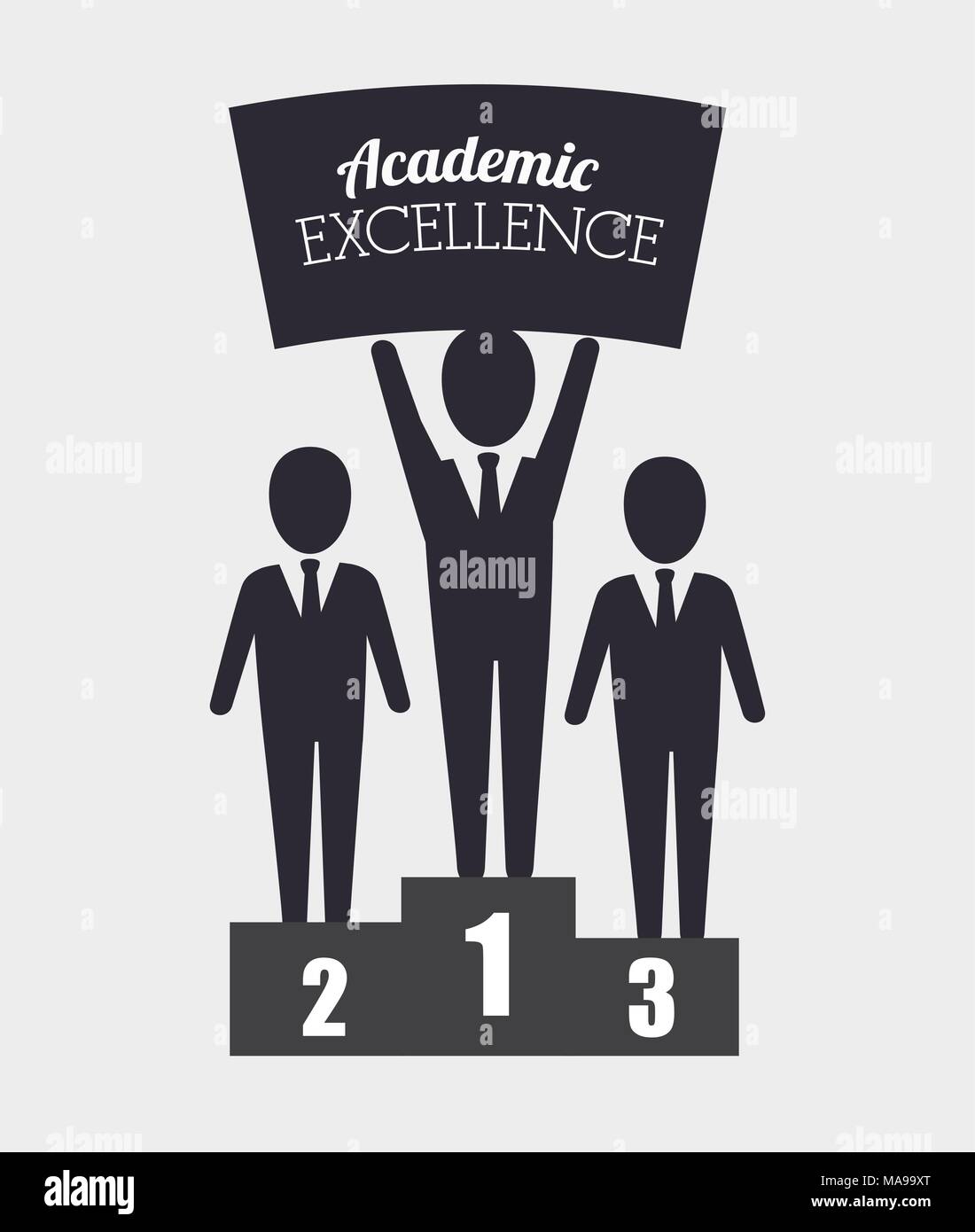 Academic education and elearning graphic design, vector illustration ...