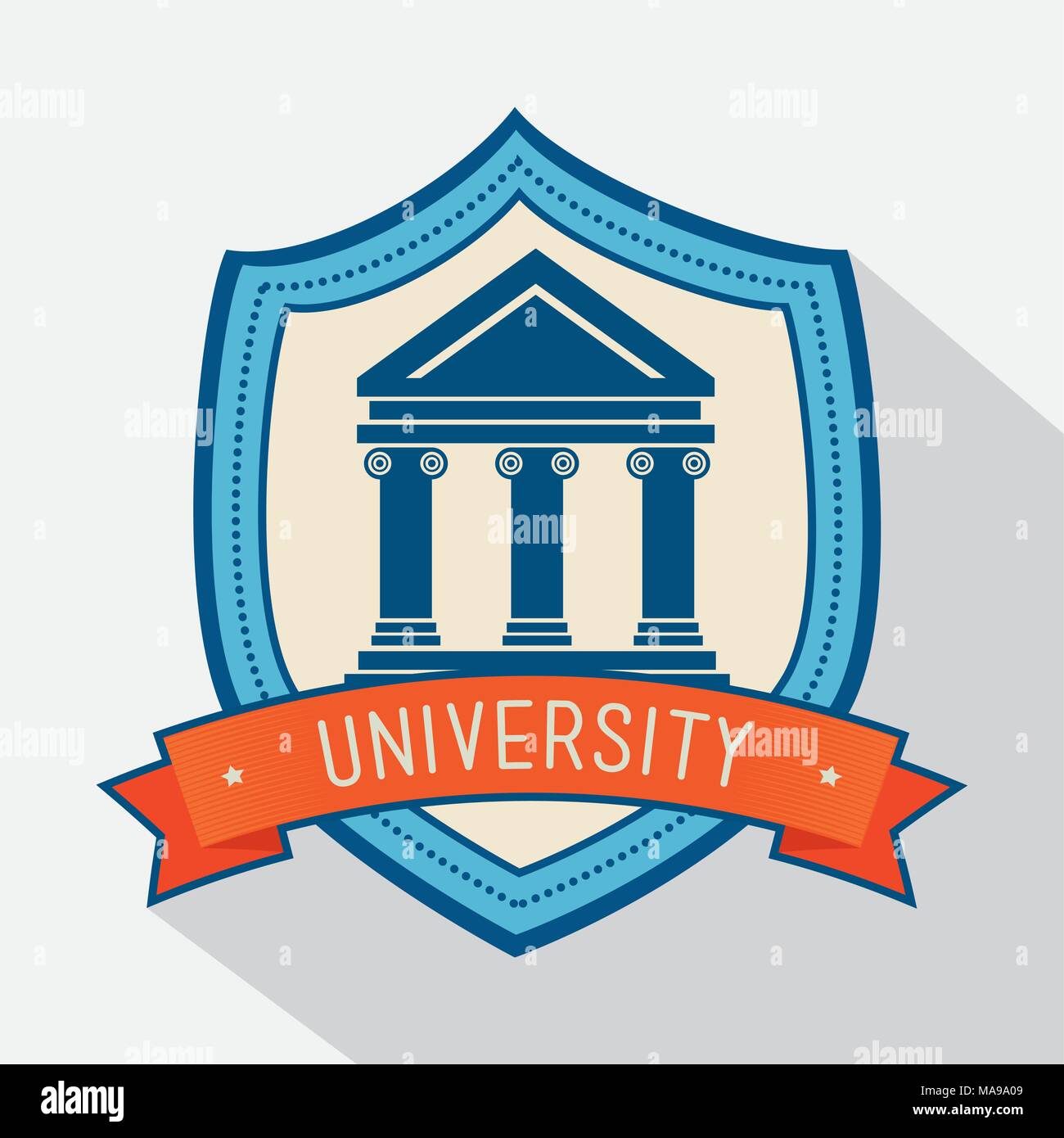 Academic education and elearning graphic design, vector illustration ...