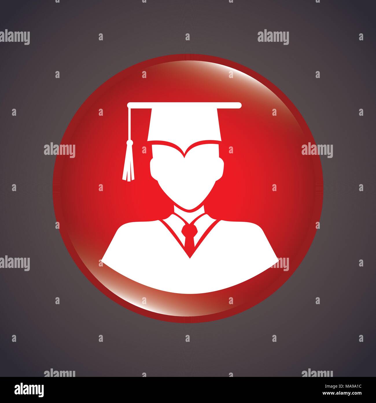 Academic education and elearning graphic design, vector illustration ...