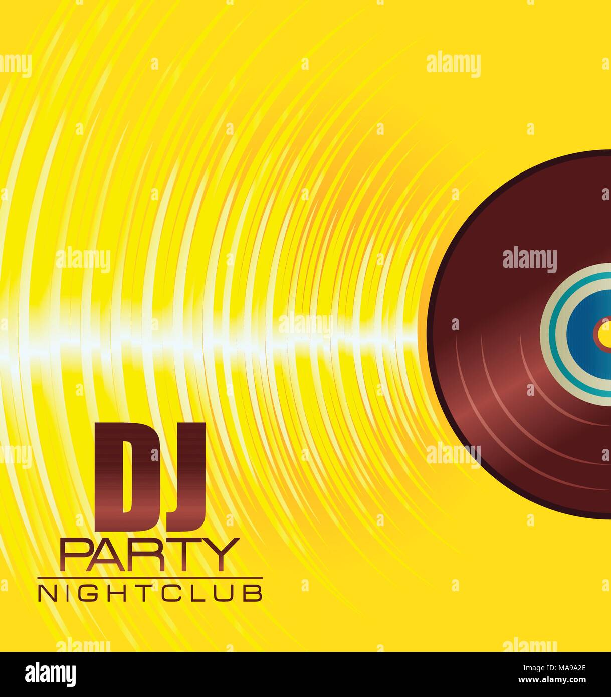 Music party festival graphic design, vector illustration Stock Vector ...