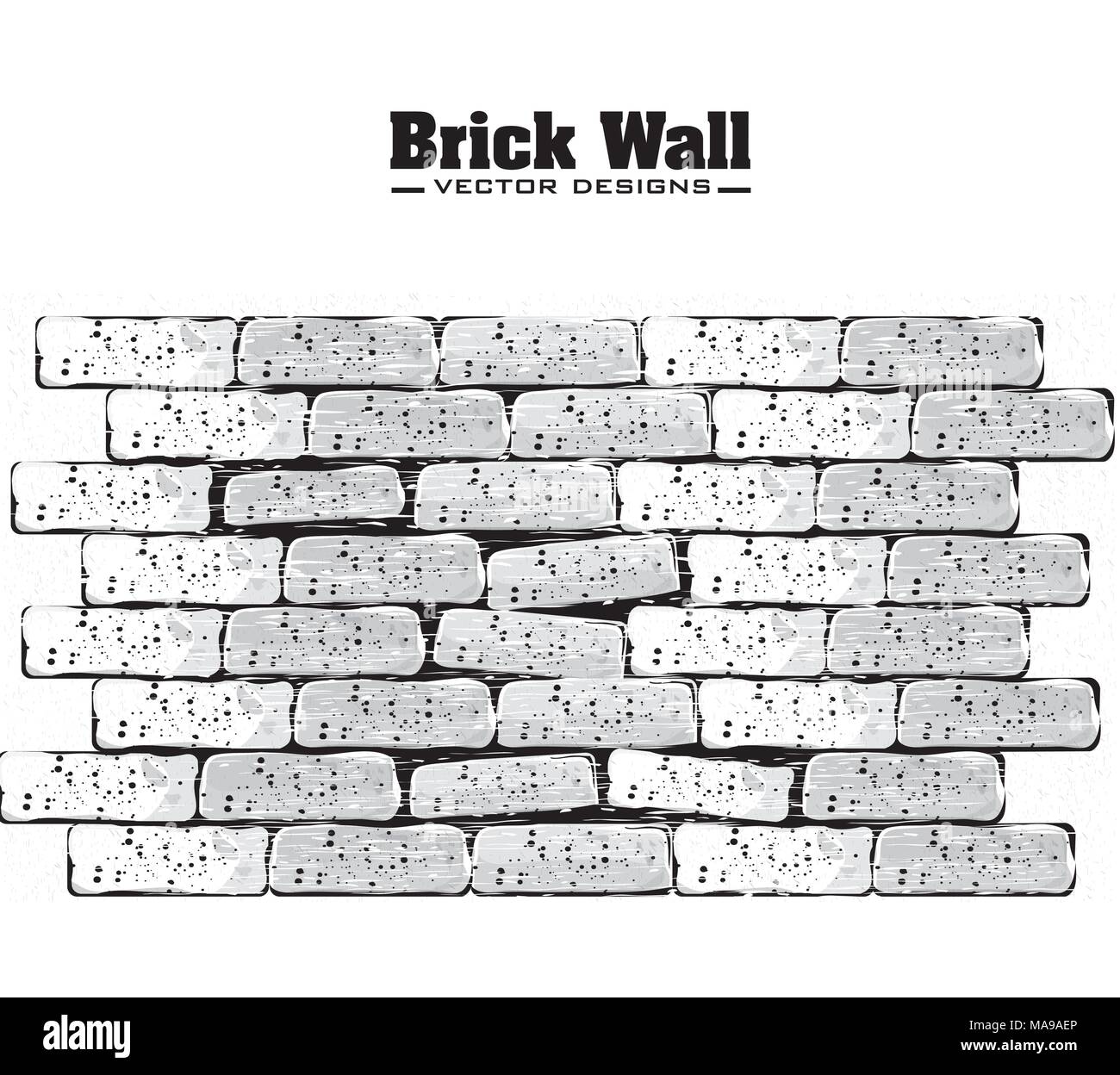 Brick wall graphic design, vector illustration theme Stock Vector Image ...