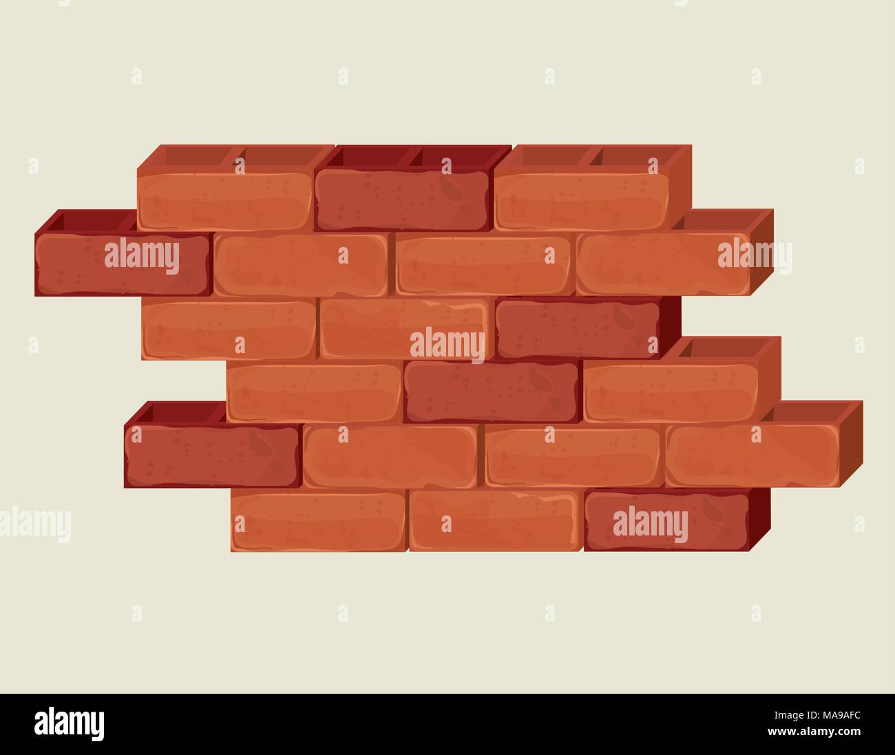 Brick wall graphic design, vector illustration theme Stock Vector Image ...