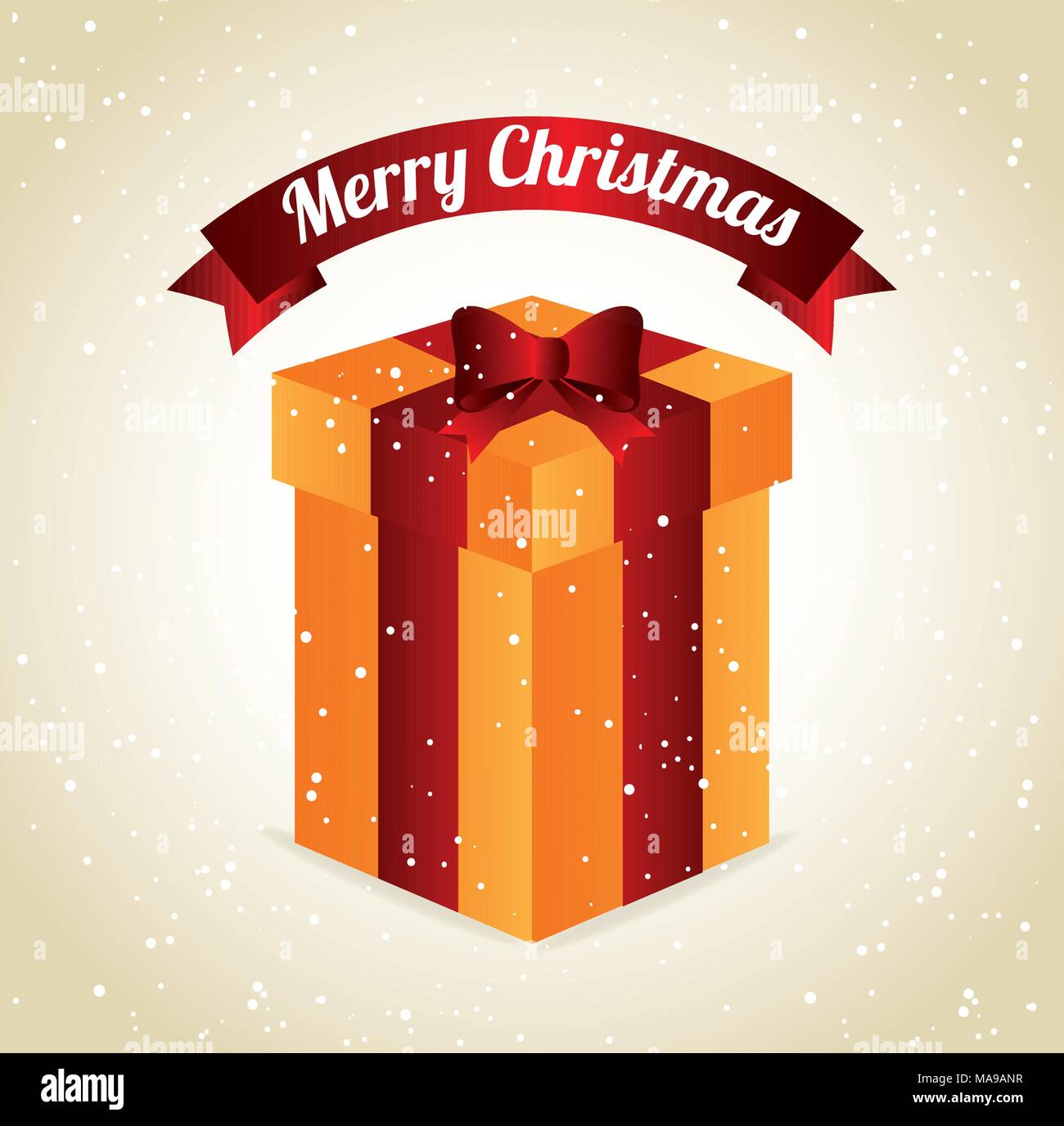 Merry christmas colorful card design, vector illustration graphic Stock ...