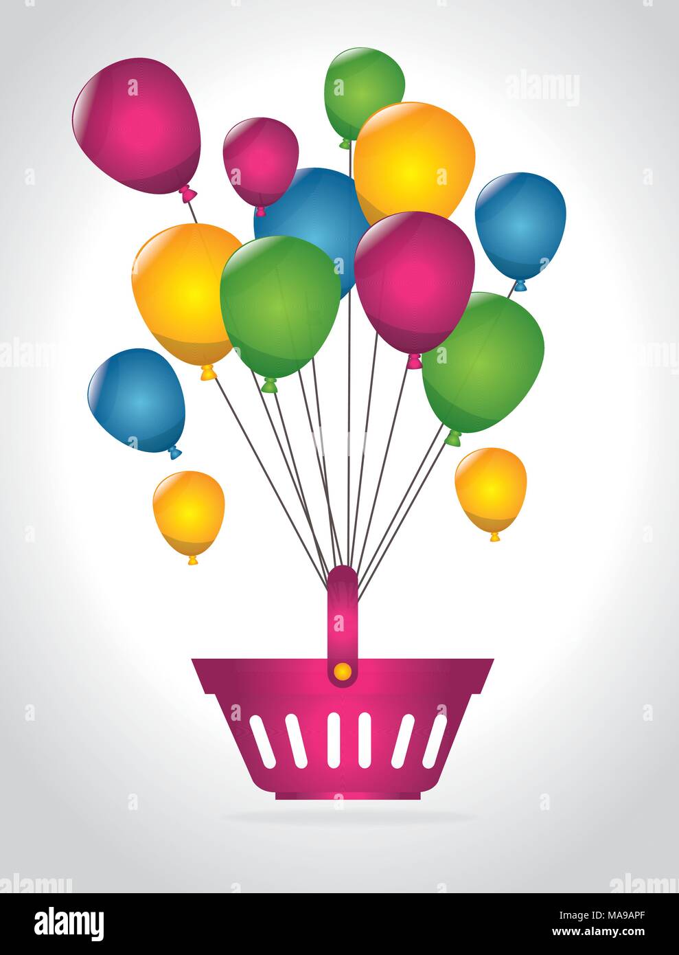 Shopping offers and sales graphic design, vector illustration Stock ...