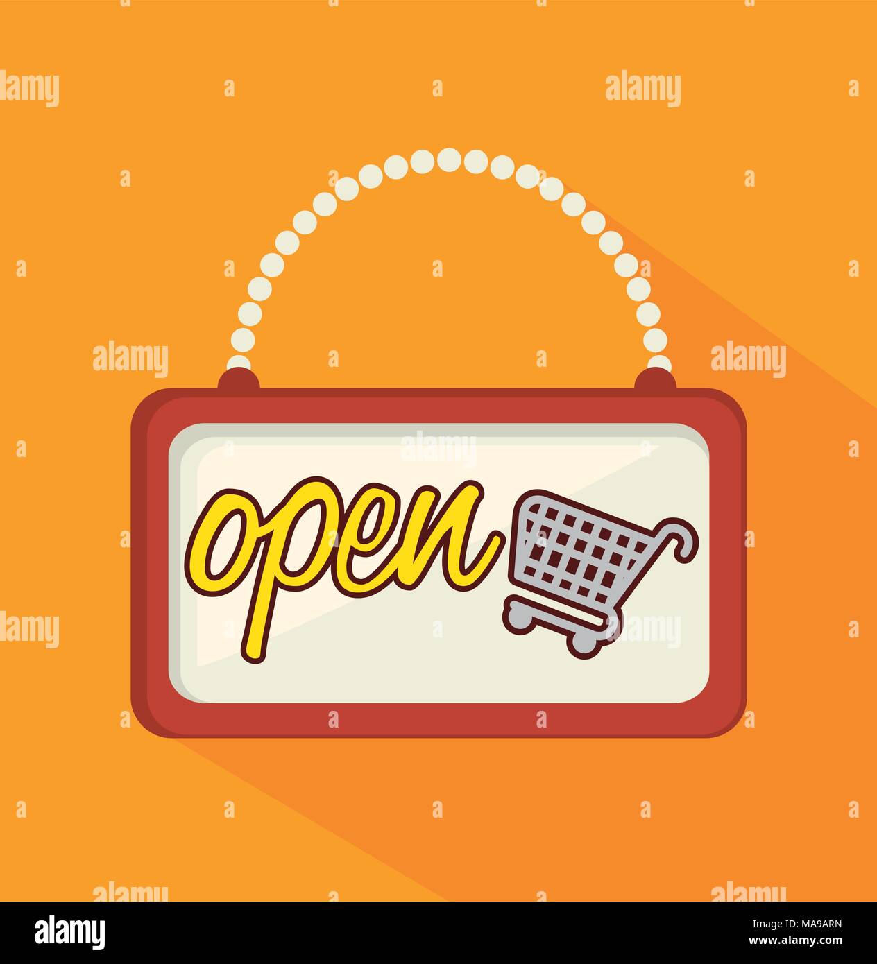 Shopping offers and sales graphic design, vector illustration Stock ...