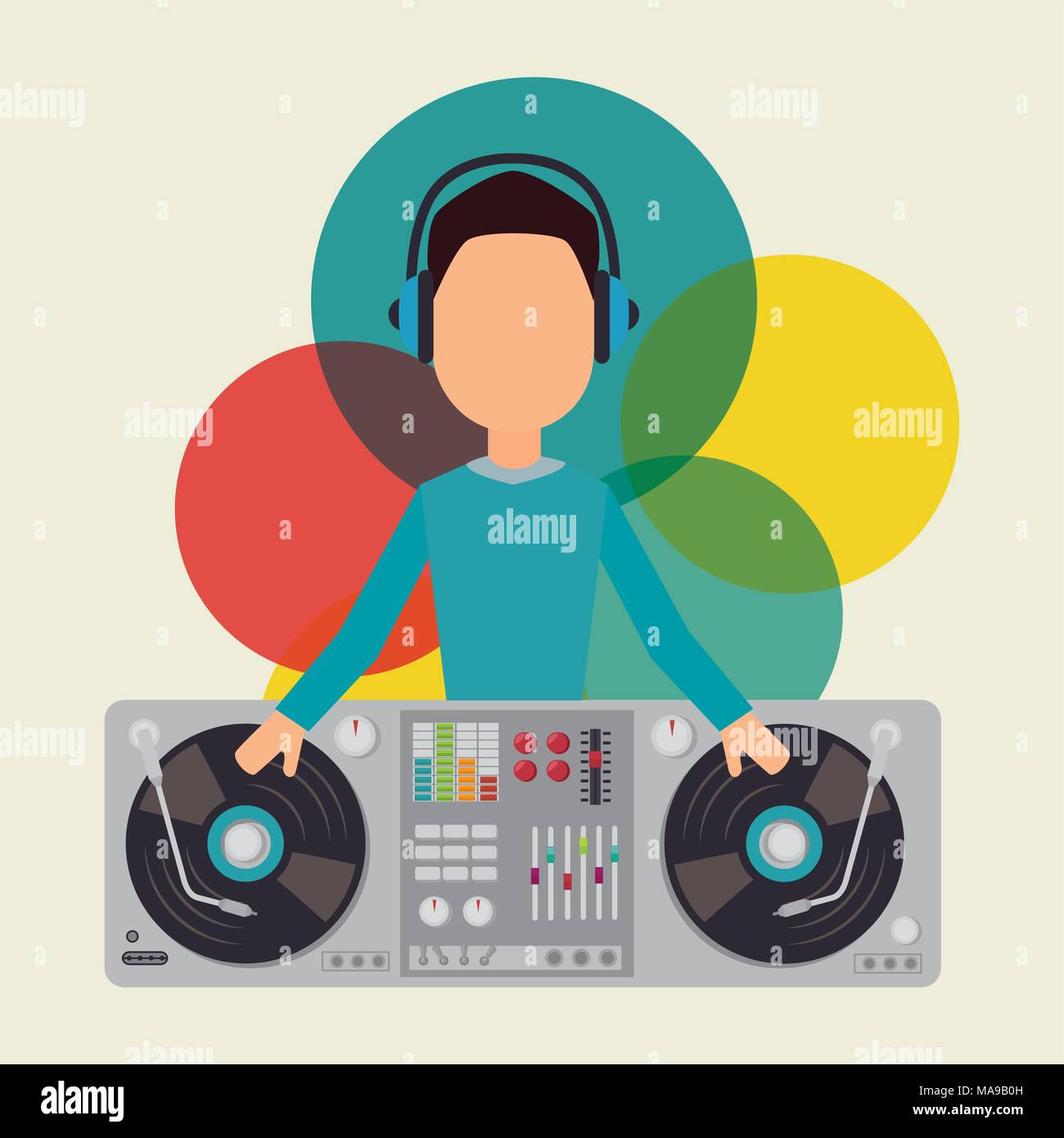 Dj Party Vector