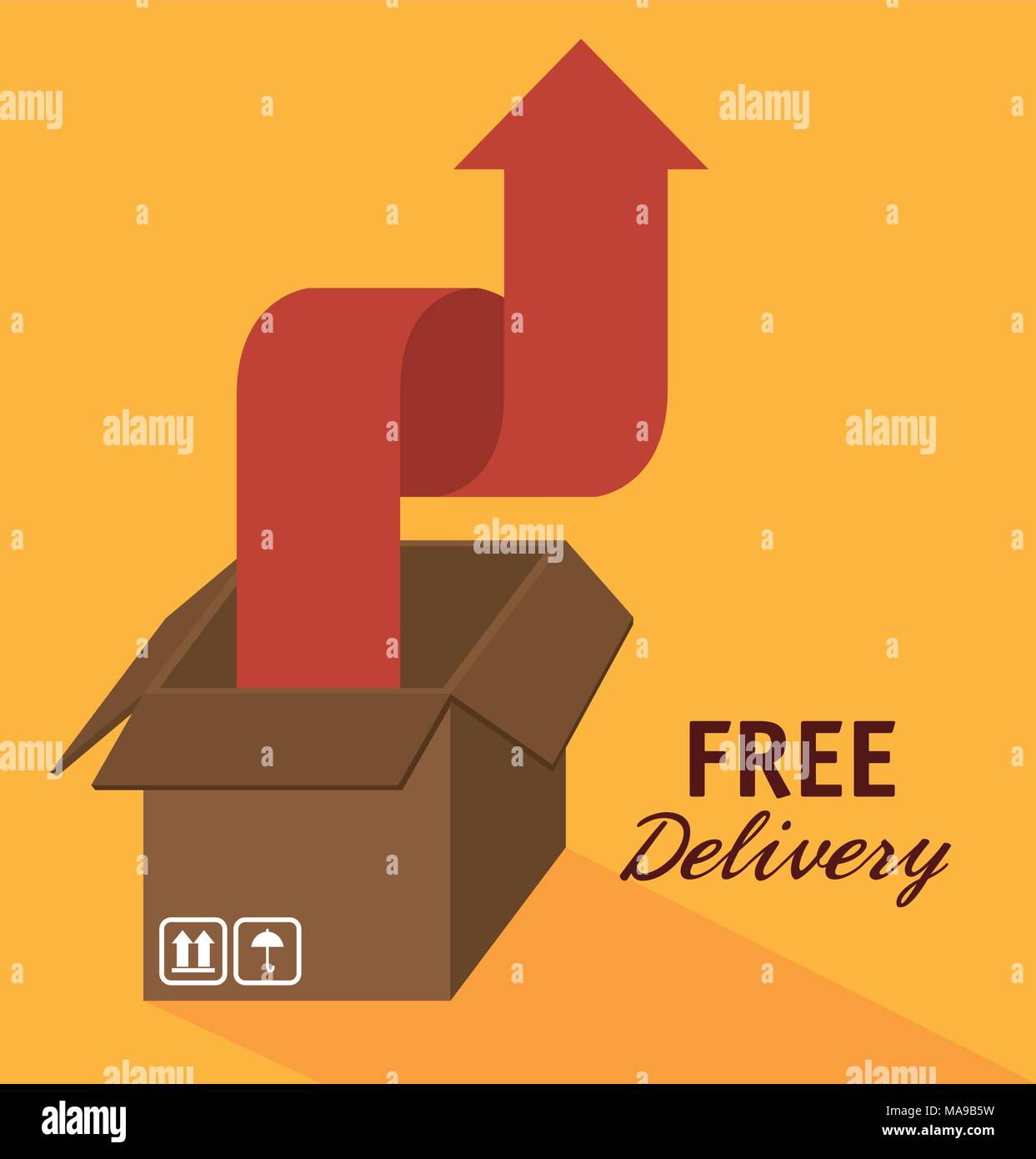 Free delivery and shipping design, vector illustration Stock Vector ...