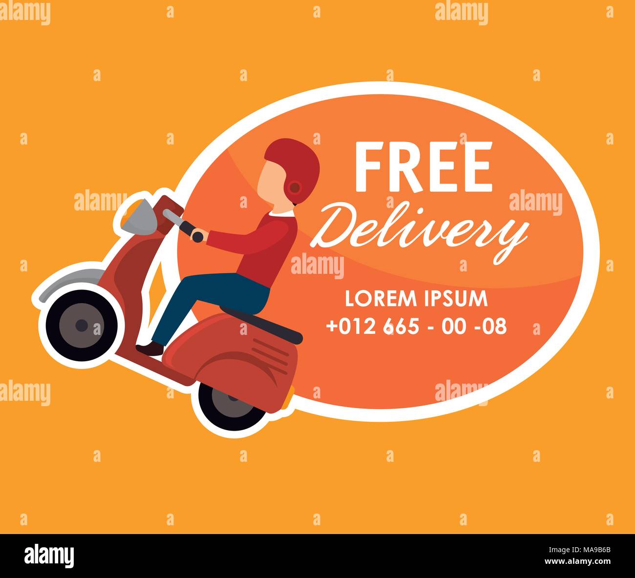 Free delivery and shipping design, vector illustration Stock Vector ...