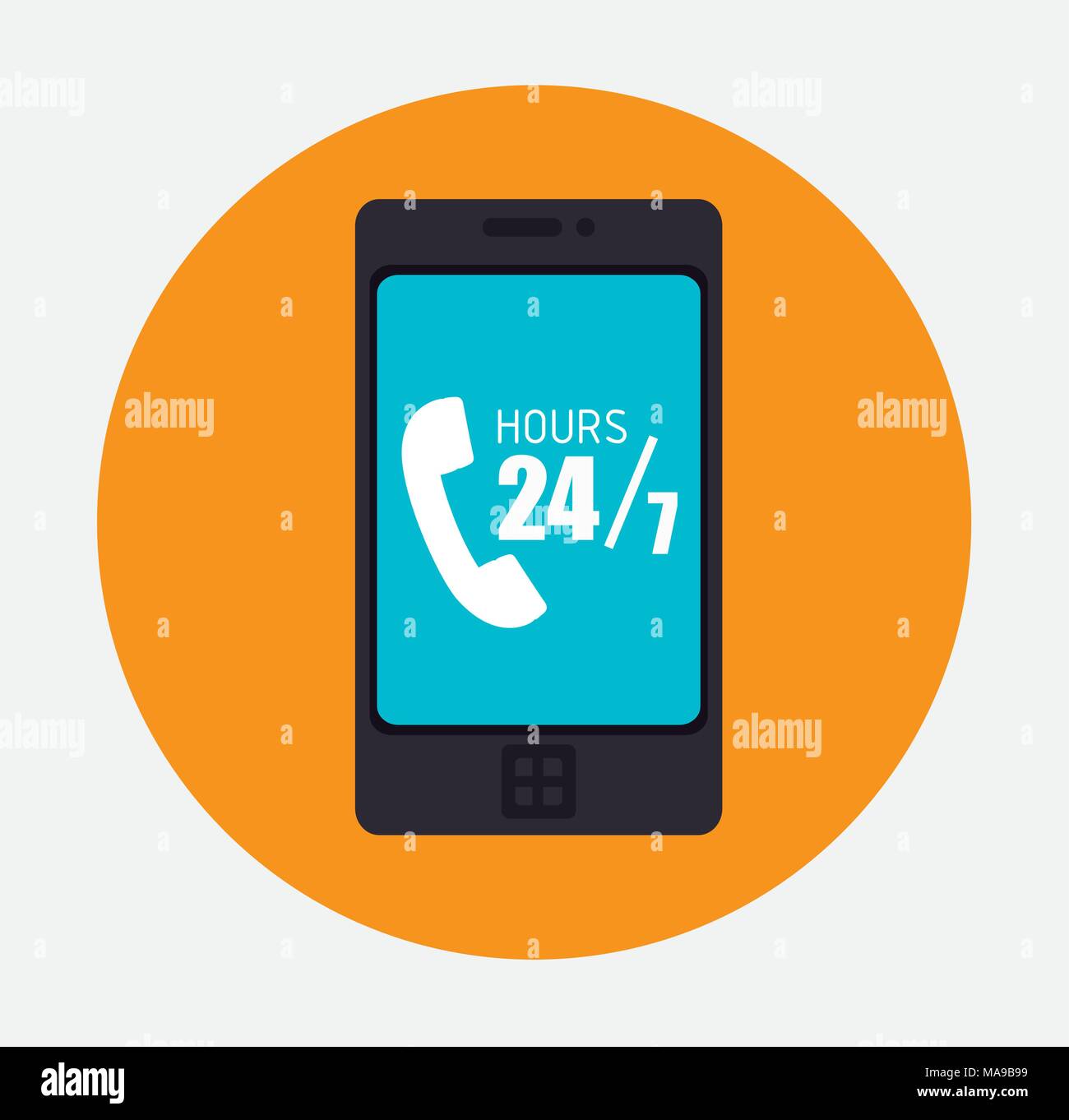 call center and technical support graphic design, vector illustration ...