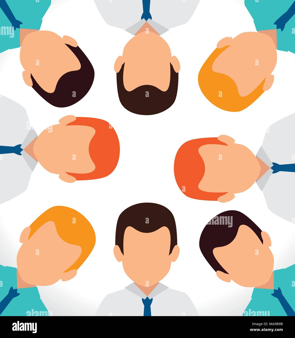 Business people and employee graphic design, vector illustration Stock ...