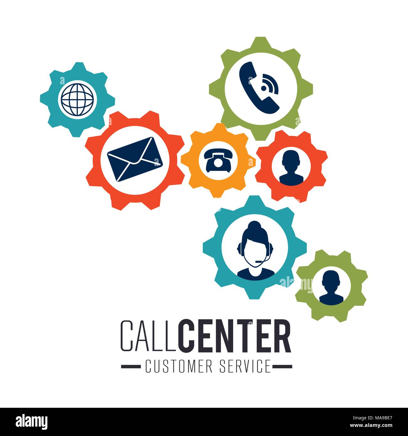 Call center and technical support Stock Vector Image & Art - Alamy