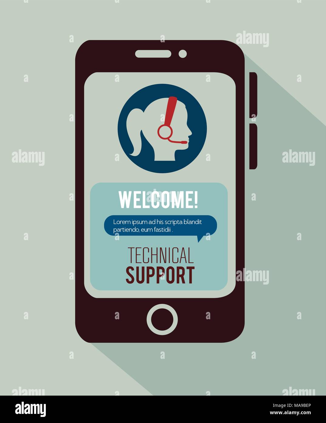 Call center and technical support Stock Vector Image & Art - Alamy