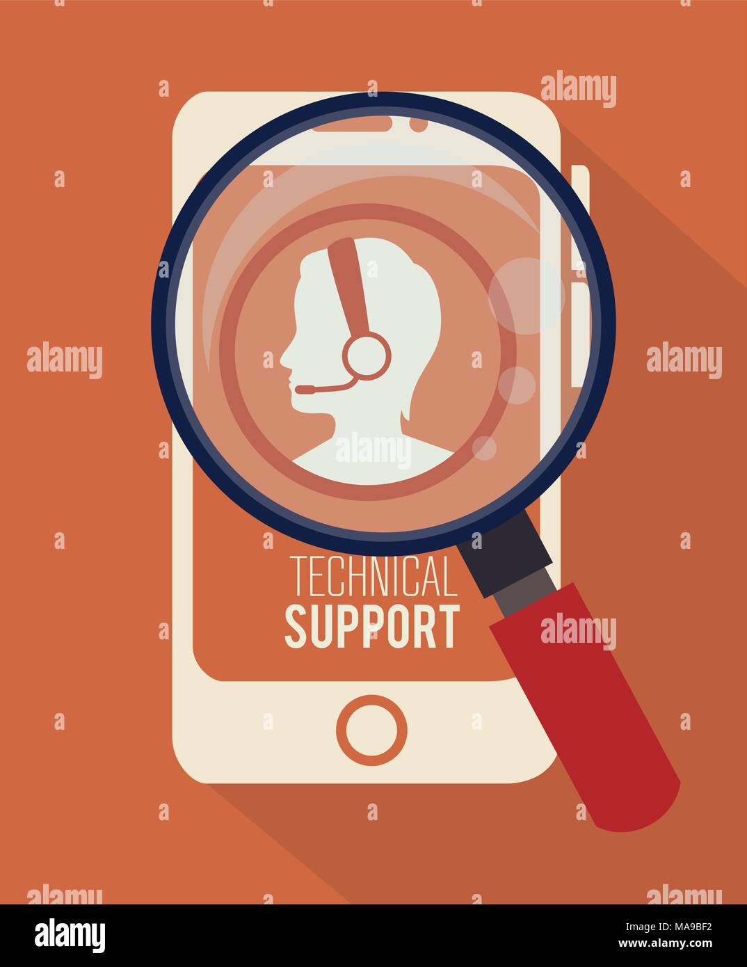Call center and technical support Stock Vector Image & Art - Alamy