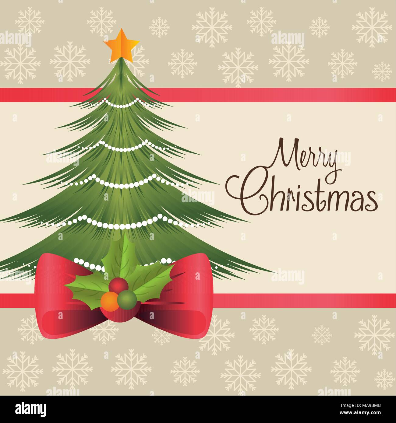 Merry christmas colorful card Stock Vector Image & Art - Alamy