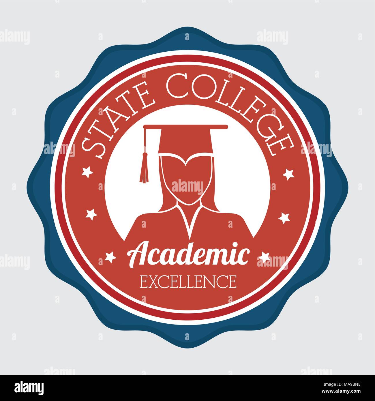 Academic education design Stock Vector Image & Art - Alamy