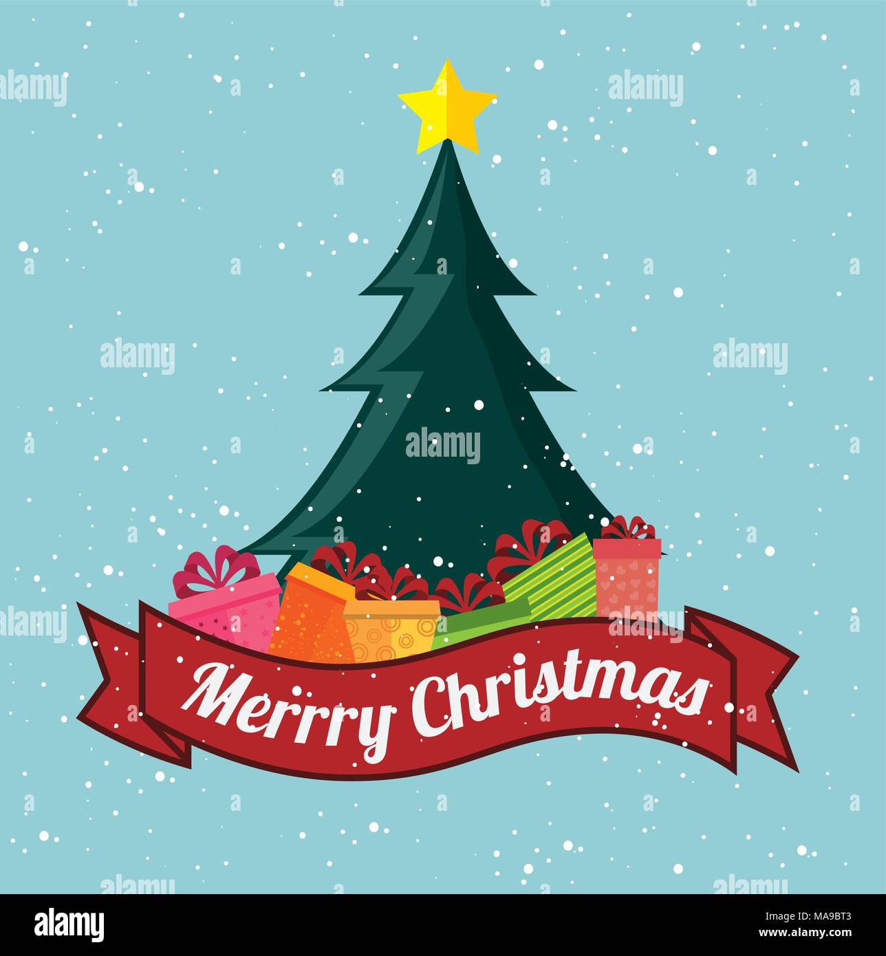 Merry christmas card design Stock Vector Image & Art - Alamy