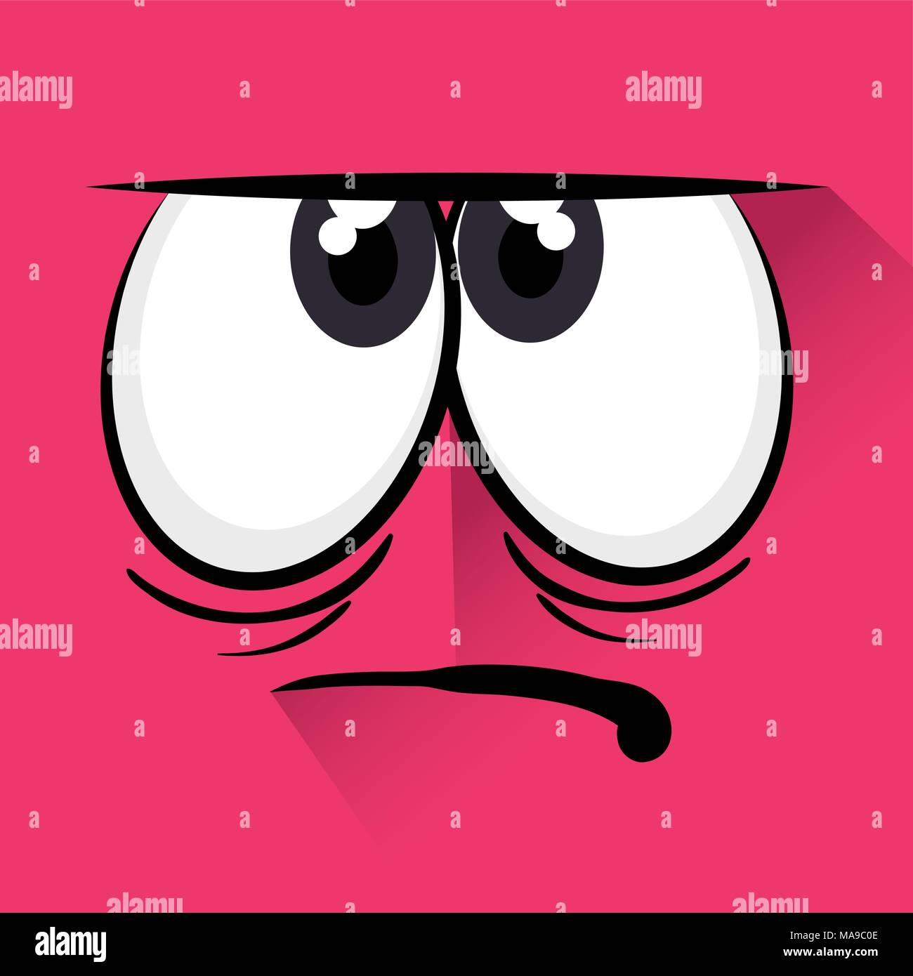 Funny Cartoon Face Stock Vector Image And Art Alamy