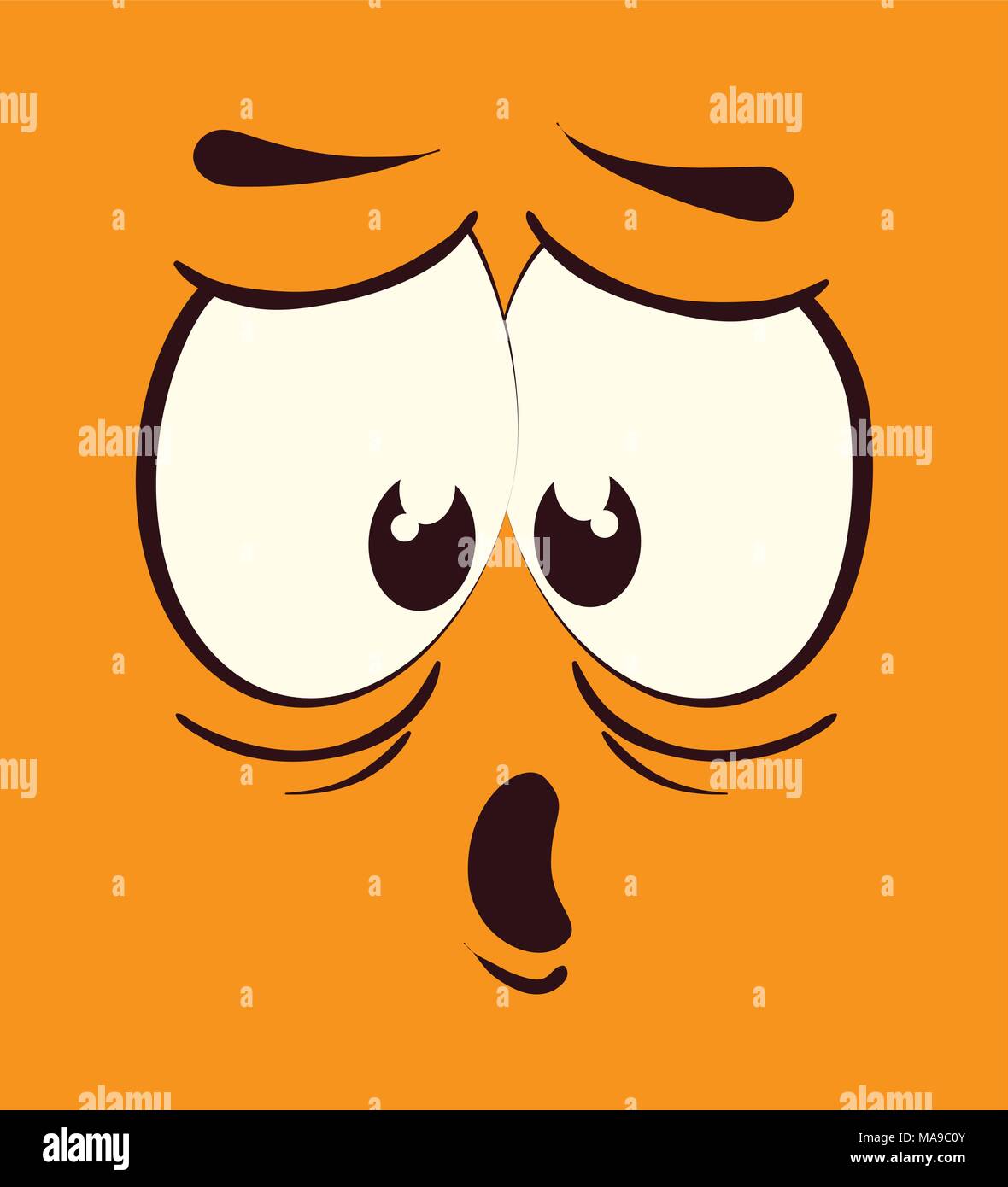 Funny cartoon face Stock Vector Image & Art - Alamy