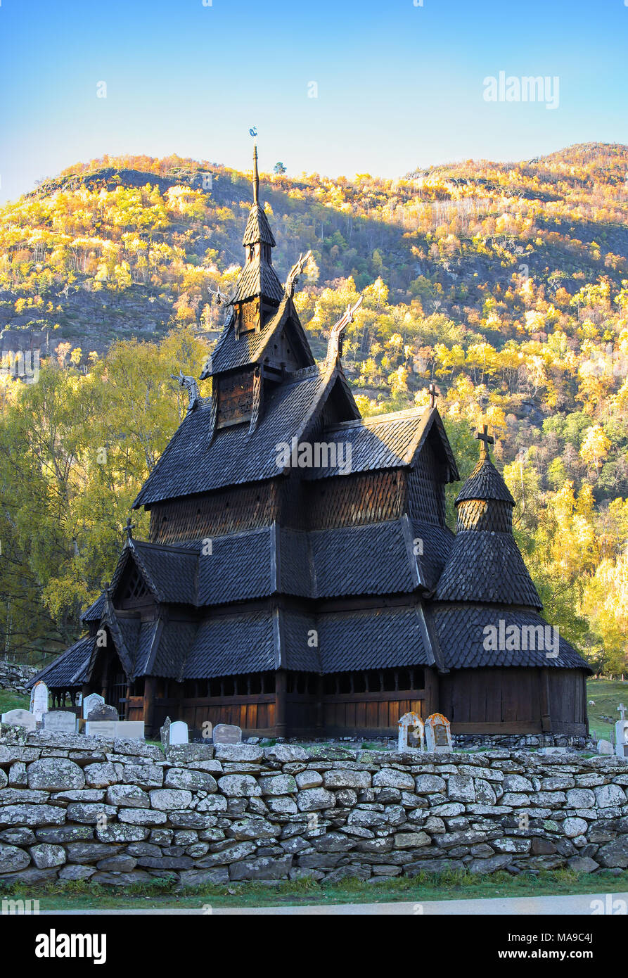 Heddal stave church, Notodden, Norway, Scandinavia, the largest stave ...