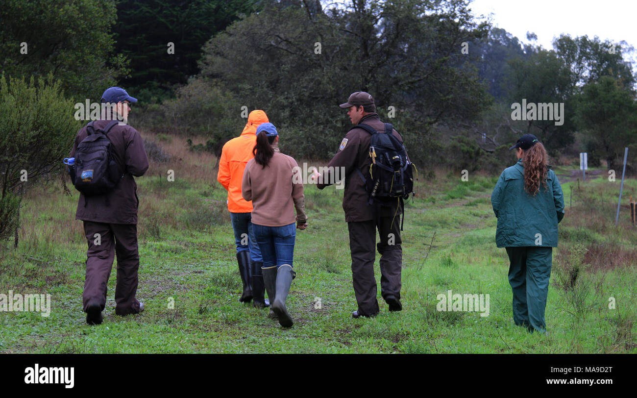 Monitoring salamander movements. The Resource Conservation District of ...