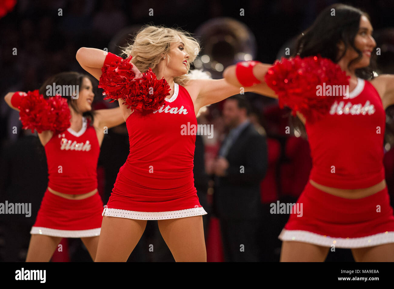 Utah utes cheerleaders hi-res stock photography and images - Alamy