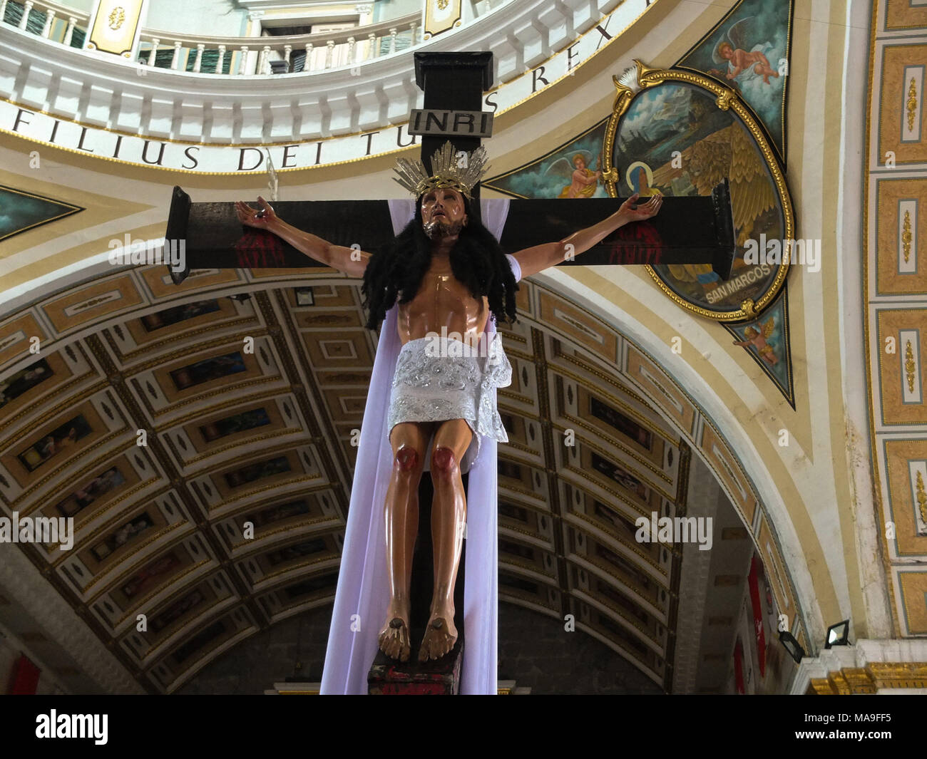 Self crucifixion hi-res stock photography and images - Alamy