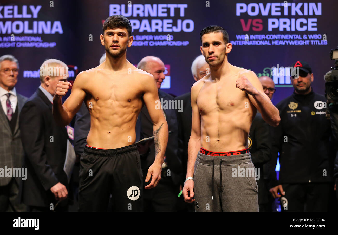 03-30-2018, Motopoint Arena Hall, Cardiff. JOE CORDINA v HAKIM BEN ALI ...