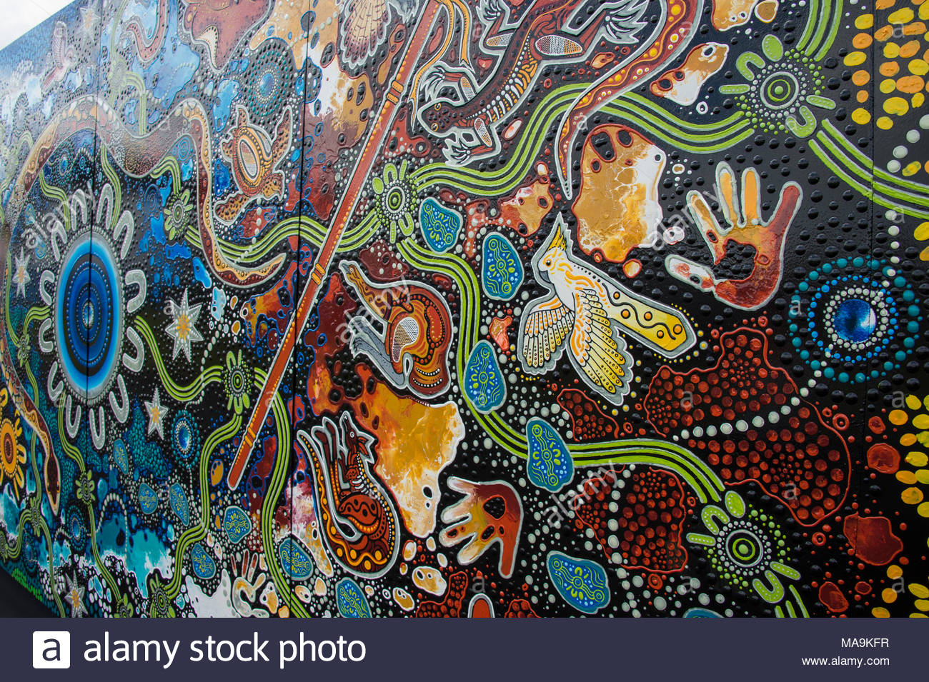 Aboriginal Mural Stock Photos & Aboriginal Mural Stock Images - Alamy