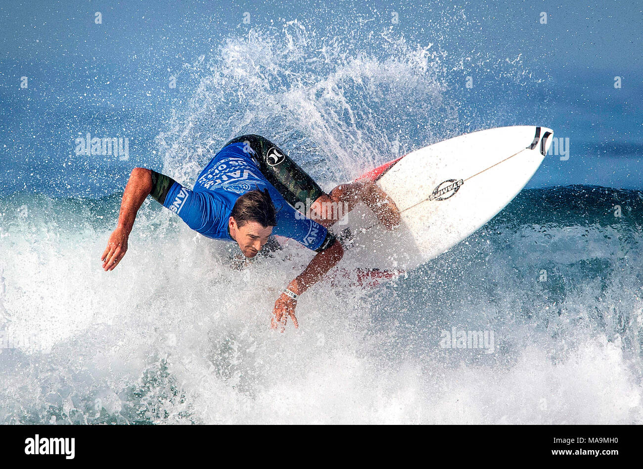 Huntington Beach, California USA. 3rd Aug, 2017. Brett Simpson of ...