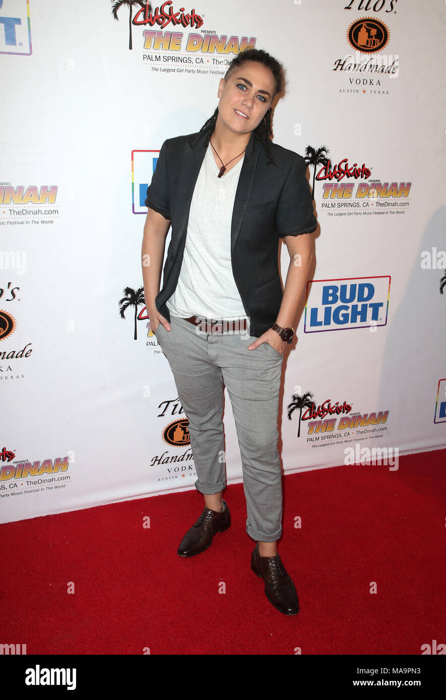 PALM SPRINGS, CA - MARCH 30: Sarah Croce, at Club Skirts Presents The ...