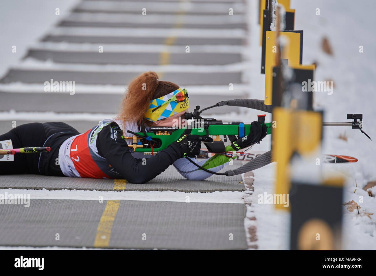 Lenzerheide, Switzerland, 31st March 2018. Marielle Progin during the ...