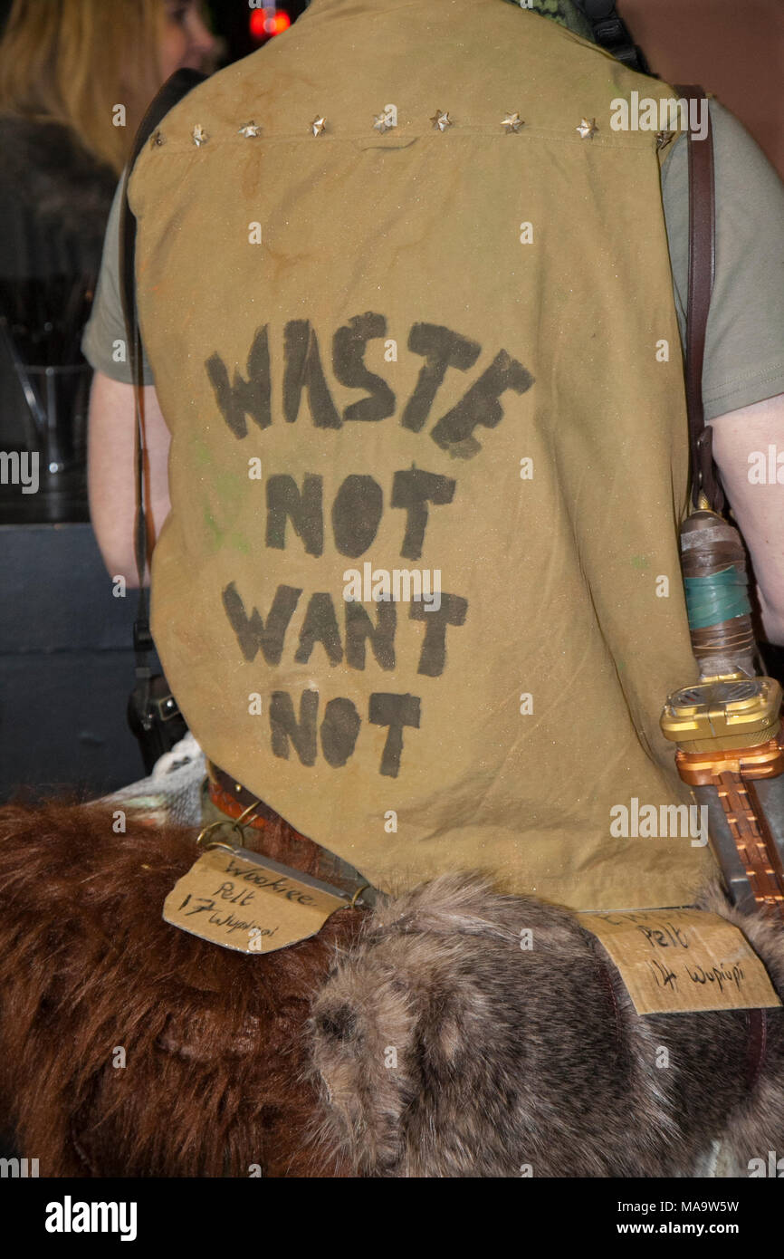 Waste Not want not shirt at the Post apocalyptic Weekend at the Asylum ...