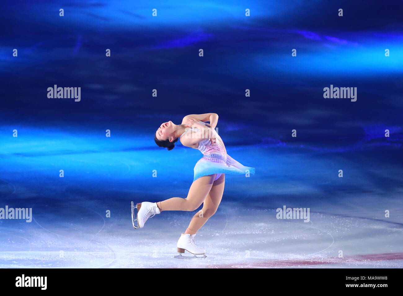 Towa Pharmaceutical RACTAB Dome, Osaka, Japan. 31st Mar, 2018. Wakaba ...