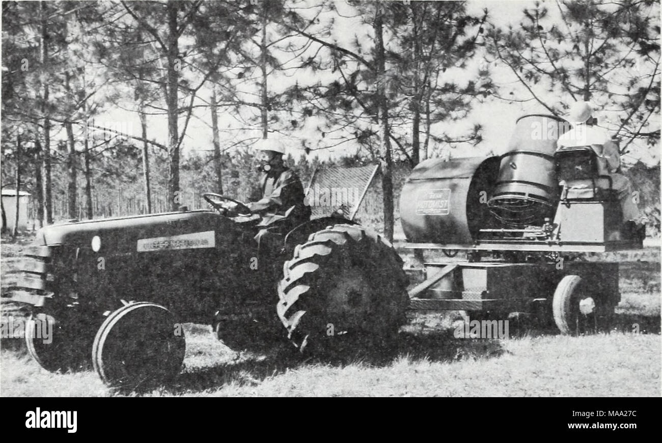 . Eastern forest insects . Figure 4. F-517833 -Mist blower applying ...