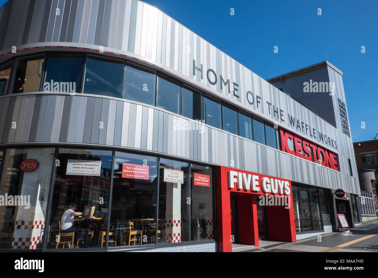 Five Guys,Ice Stone,Waffle Works,food outlet,Liverpool,Merseyside ...