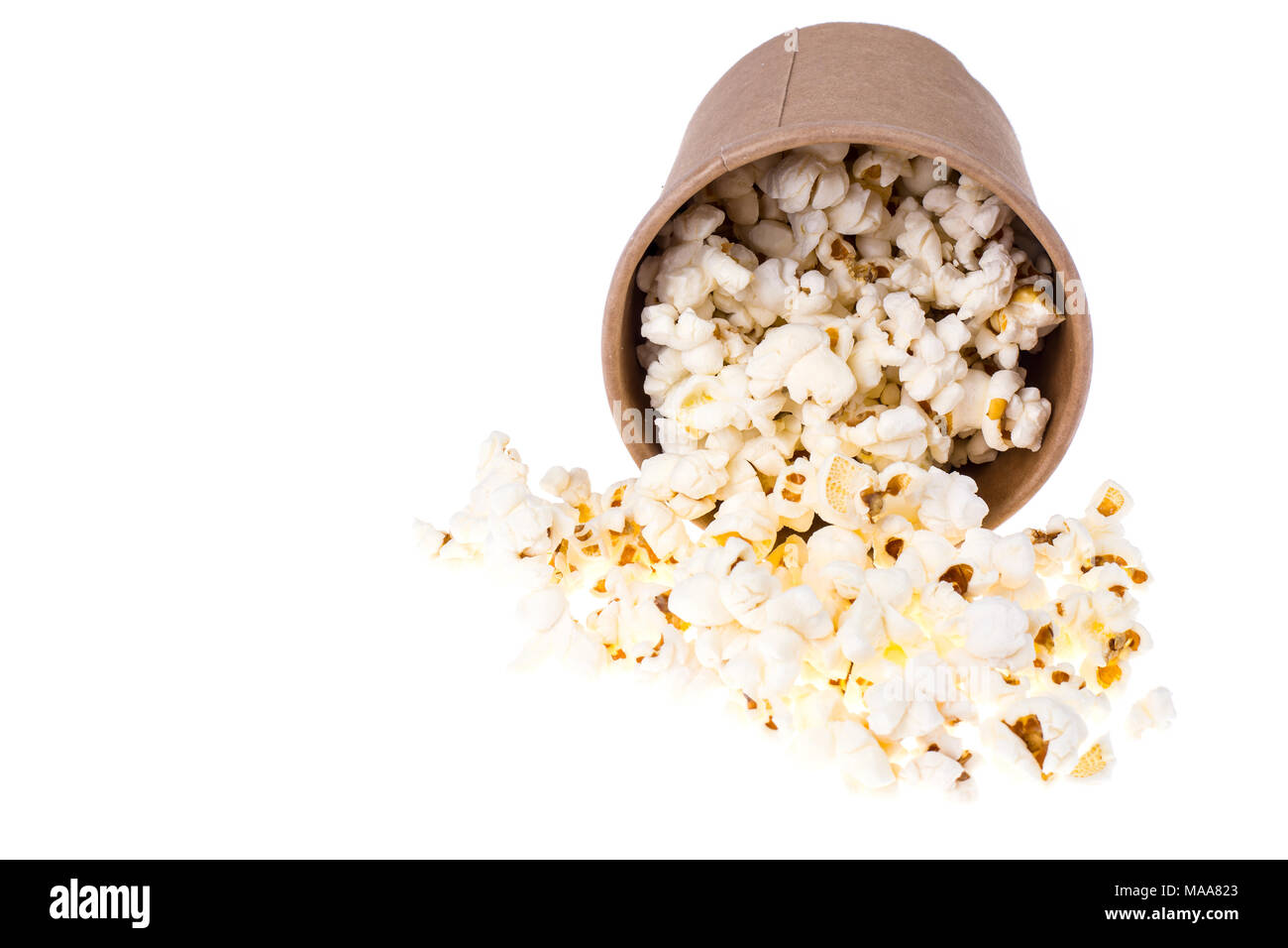 Popcorn in cup Cut Out Stock Images & Pictures - Alamy