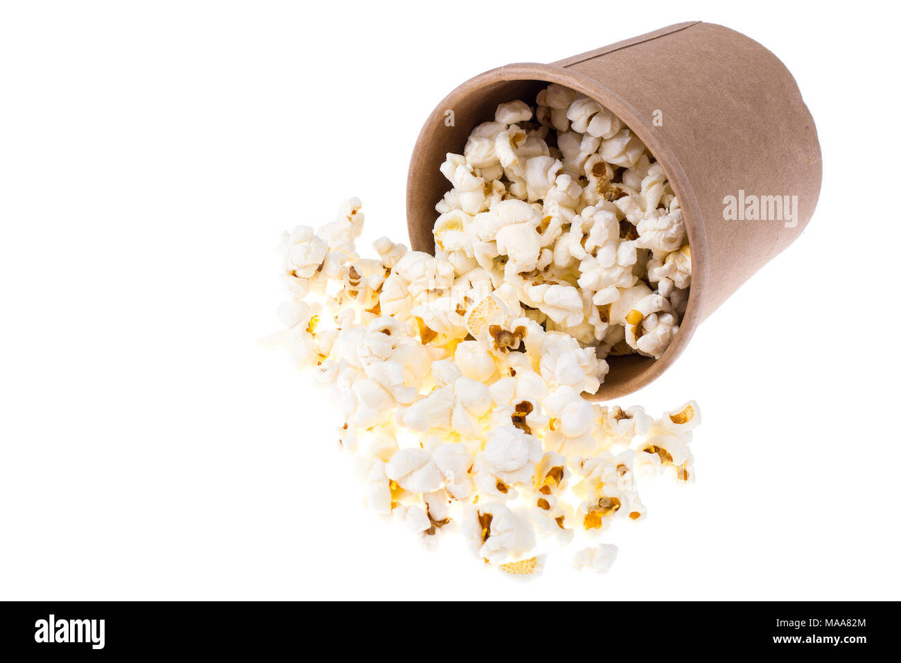 Paper cup tasty popcorn Cut Out Stock Images & Pictures - Alamy