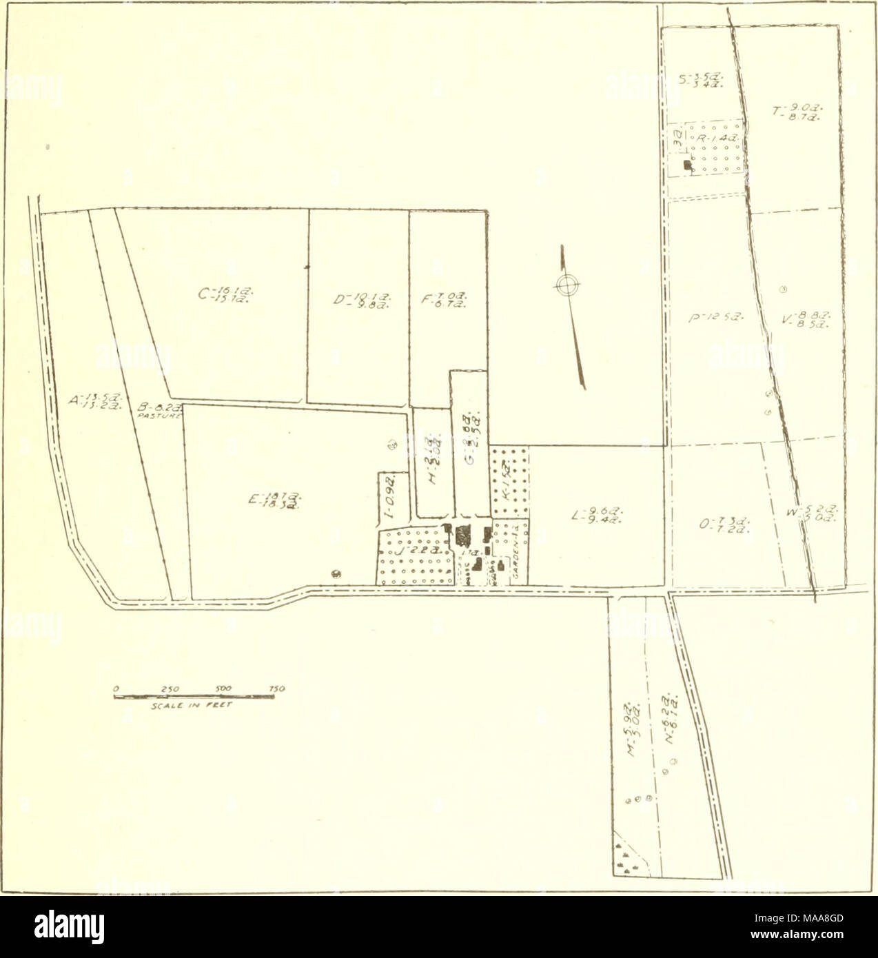 . An economic study of farm layout .. . Fig. 155. plan of a central new ...