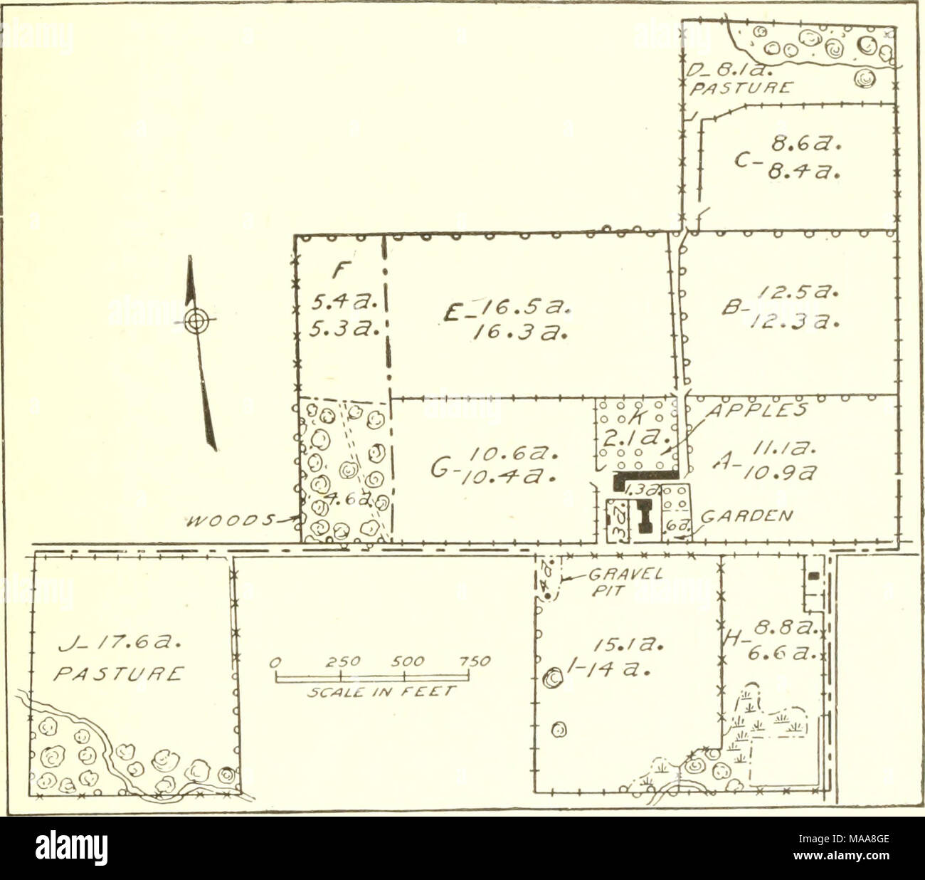 . An economic study of farm layout .. . Fig. 151. plan of a centeal new ...