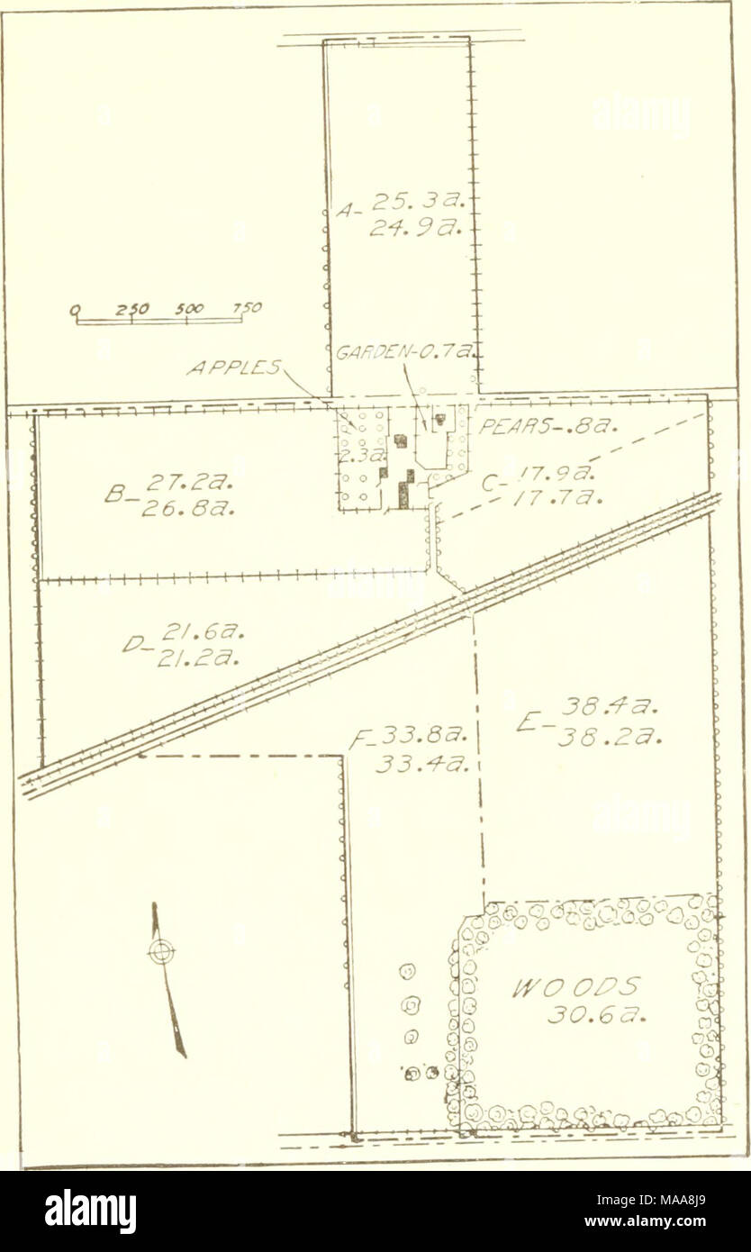 . An economic study of farm layout .. . Fig. 109. a good farm layout in ...