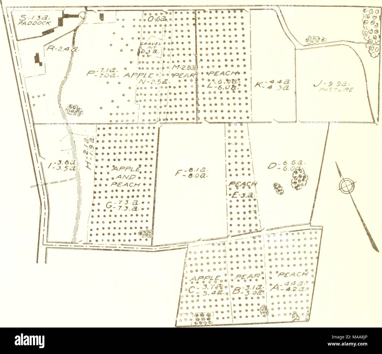 . An economic study of farm layout .. . Fig. 100. a farm plan with the ...