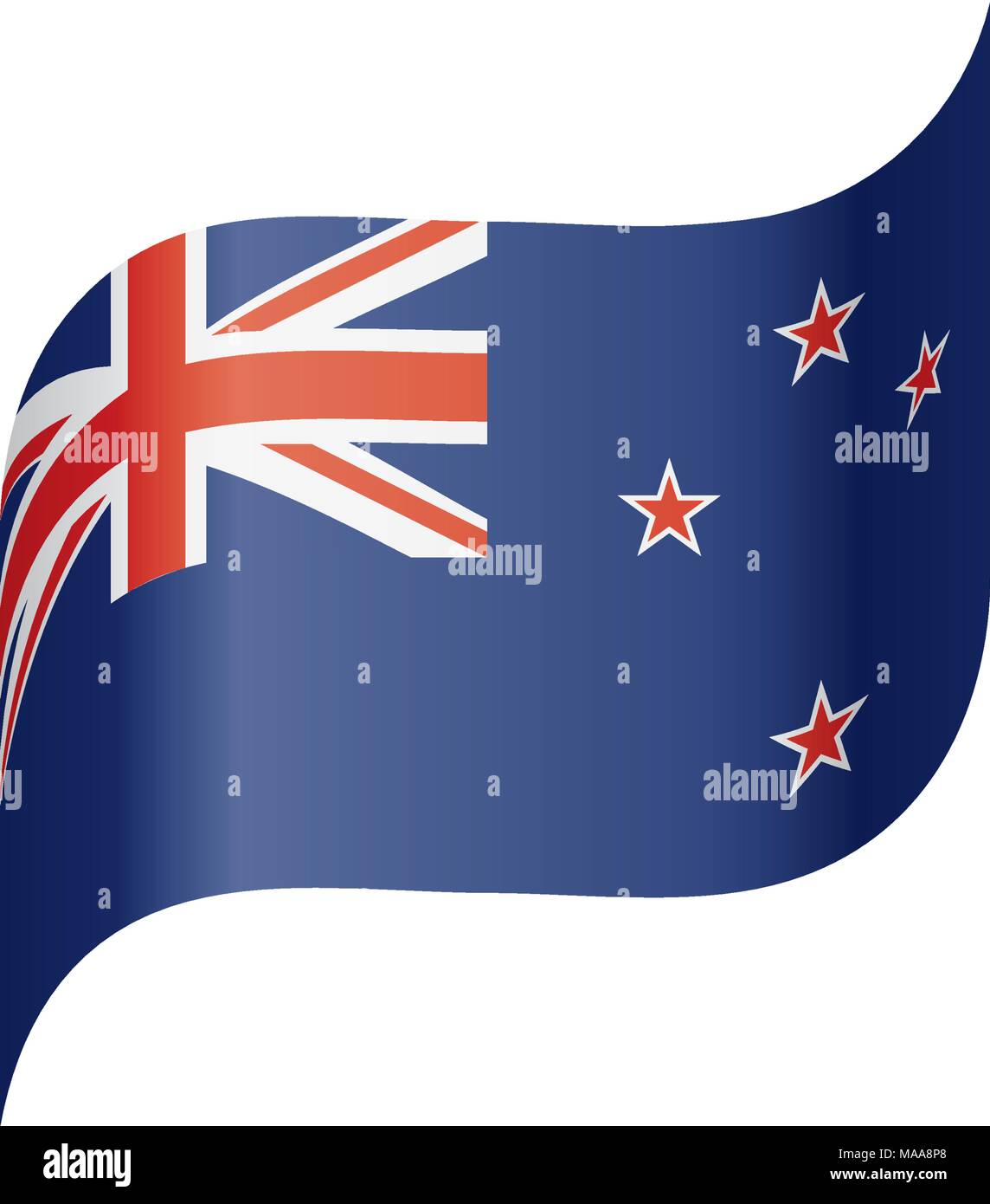 New Zealand flag, vector illustration Stock Vector Image & Art - Alamy