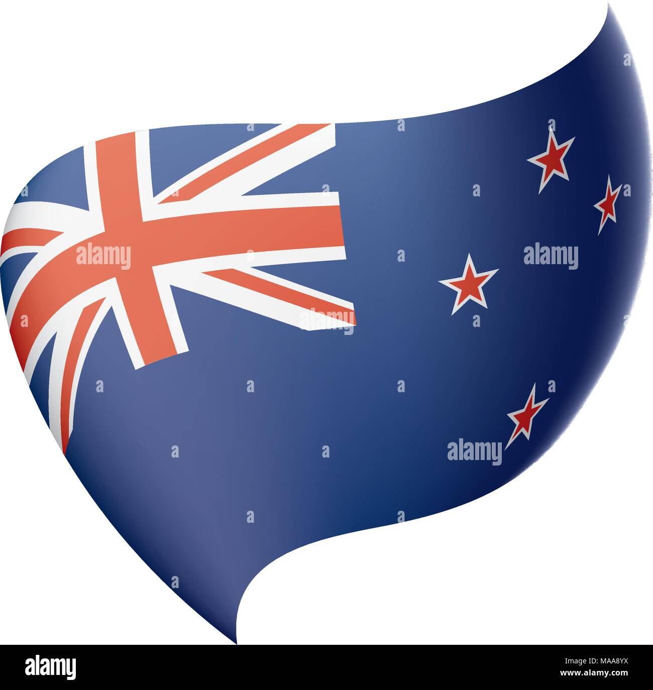 New Zealand flag, vector illustration Stock Vector Image & Art - Alamy