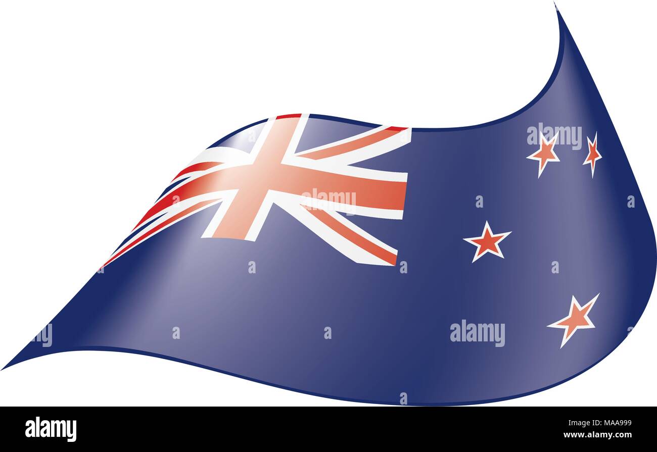 New Zealand flag, vector illustration Stock Vector Image & Art - Alamy