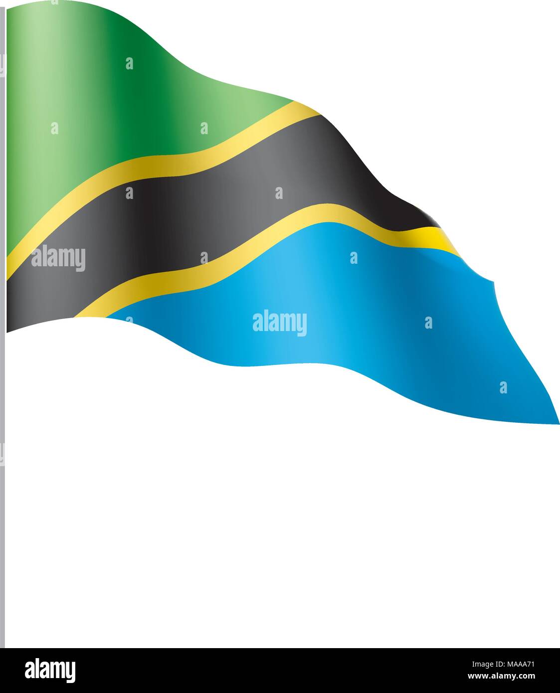 Tanzania flag, vector illustration Stock Vector Image & Art - Alamy