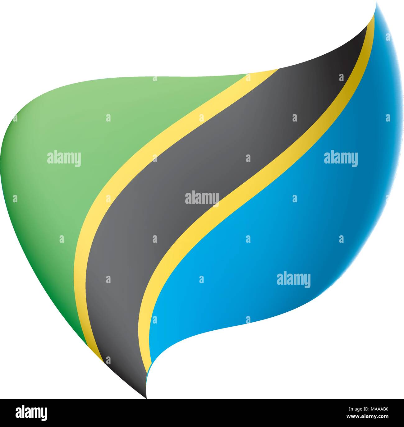 Tanzania flag, vector illustration Stock Vector Image & Art - Alamy