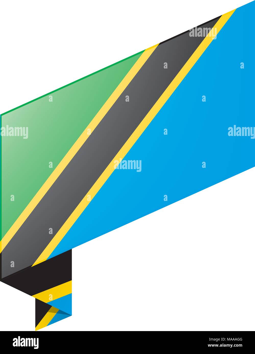 Tanzania flag, vector illustration Stock Vector Image & Art - Alamy