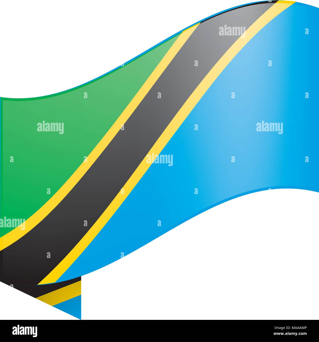 Tanzania flag, vector illustration Stock Vector Image & Art - Alamy