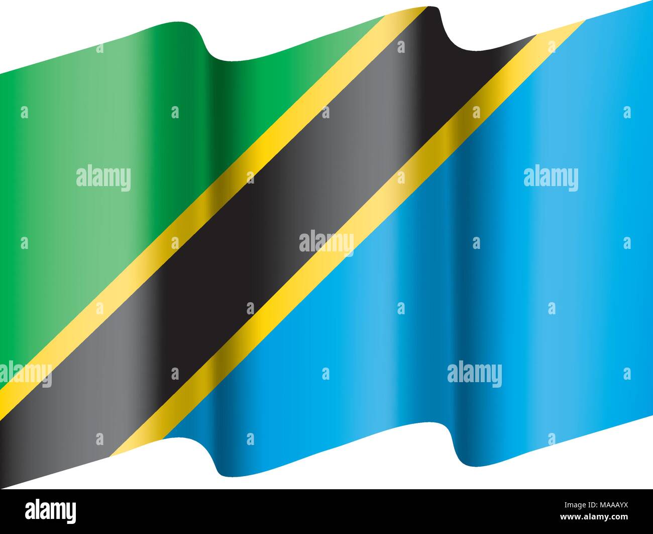 Tanzania flag, vector illustration Stock Vector Image & Art - Alamy